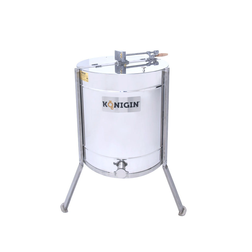 63-4-AG 4 frames, frame height: 19-23 cm, self turning honey extractor ...
