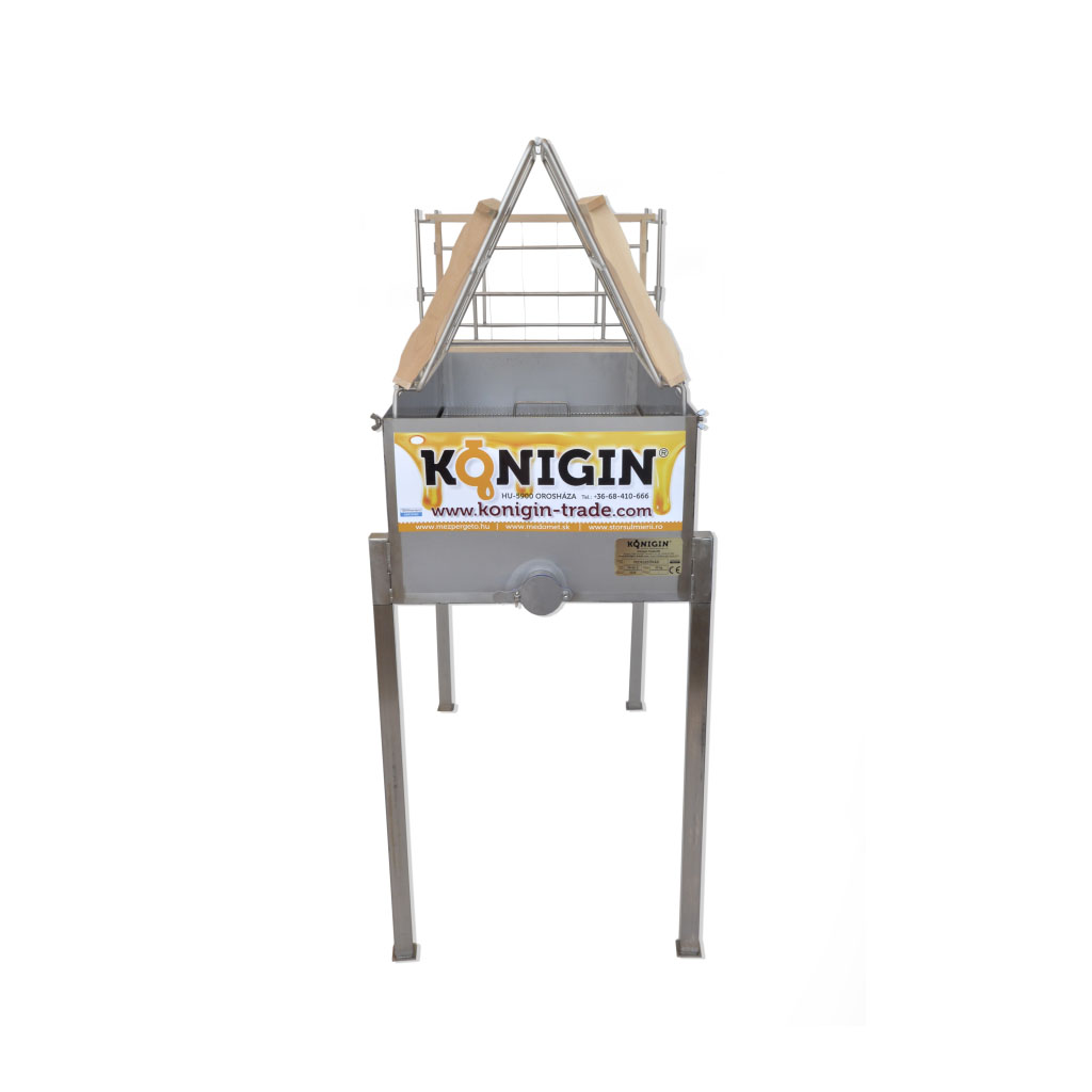 FK-95-2 Uncapping table with tank, 95 cm, 1 frame holder + 2 work ...