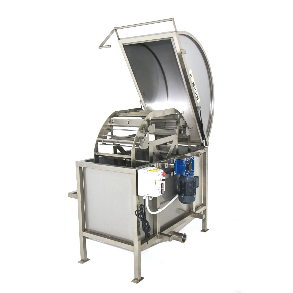 HOR-80-F 80 frames, frame height: 14-18 cm, horizontal honey extractor ...