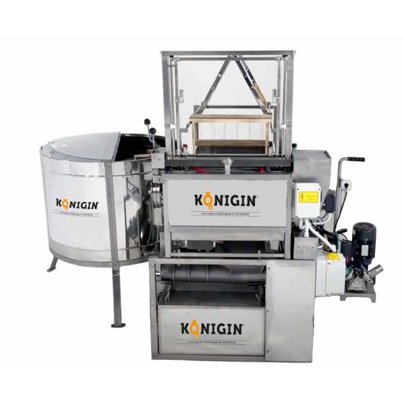 MINI-Line Start Uncapping machine with heated knives, wax press 50 kg ...